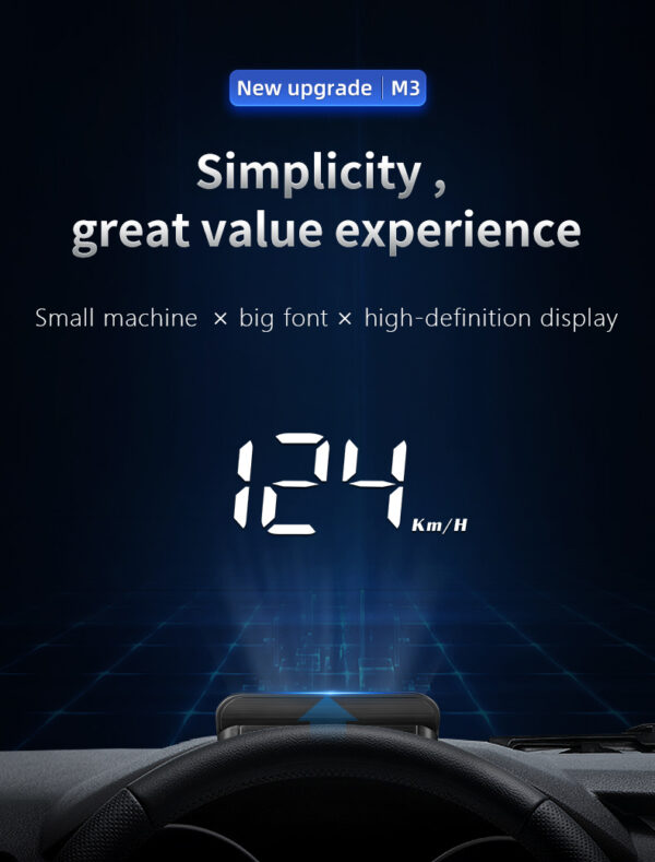 M3 Auto OBD2 Head Up Display Car Electronics HUD Projector Display ...