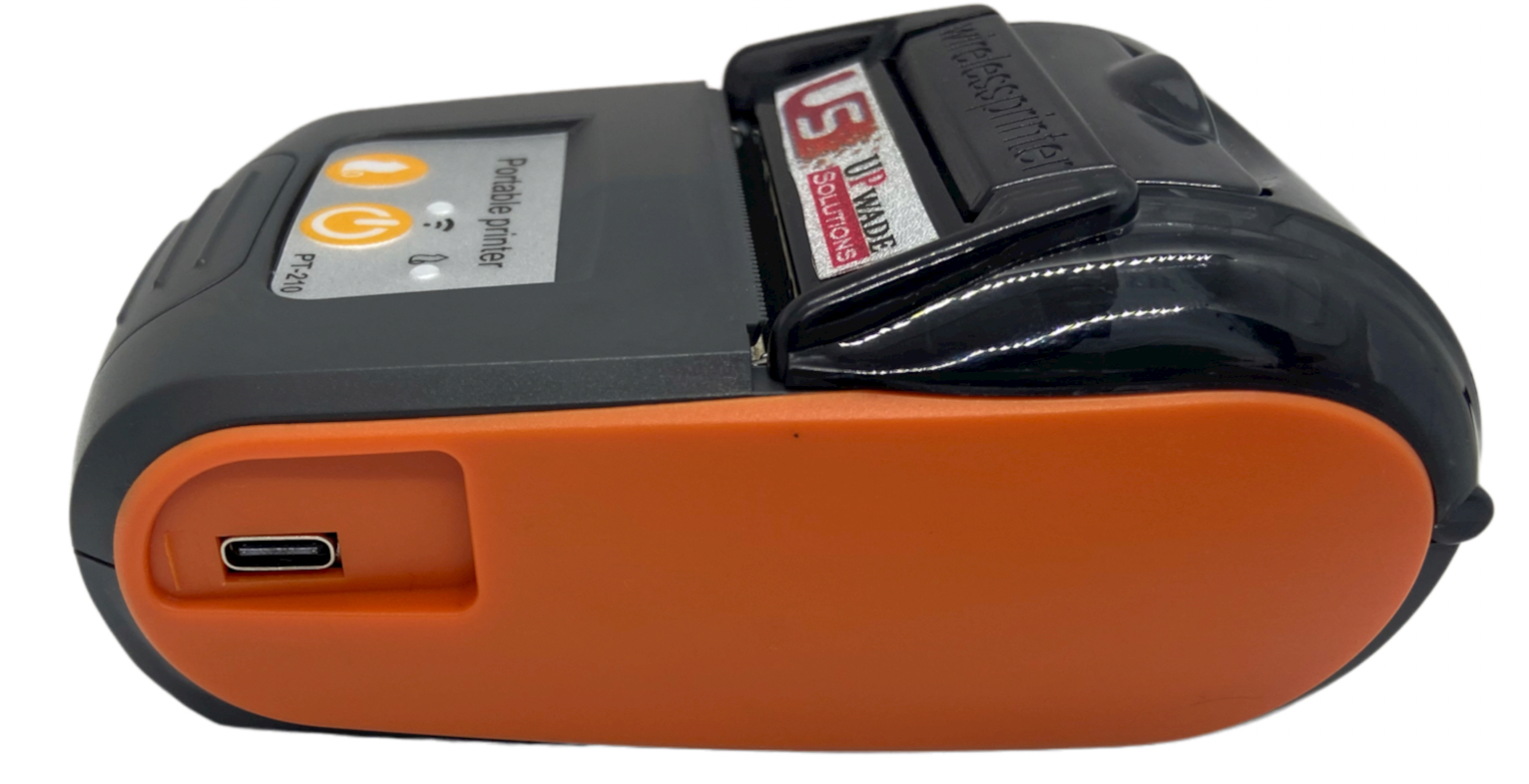 PT-210 Portable Bluetooth Thermal Printer Mini Receipt Printer 58MM Wireless Printing for ...